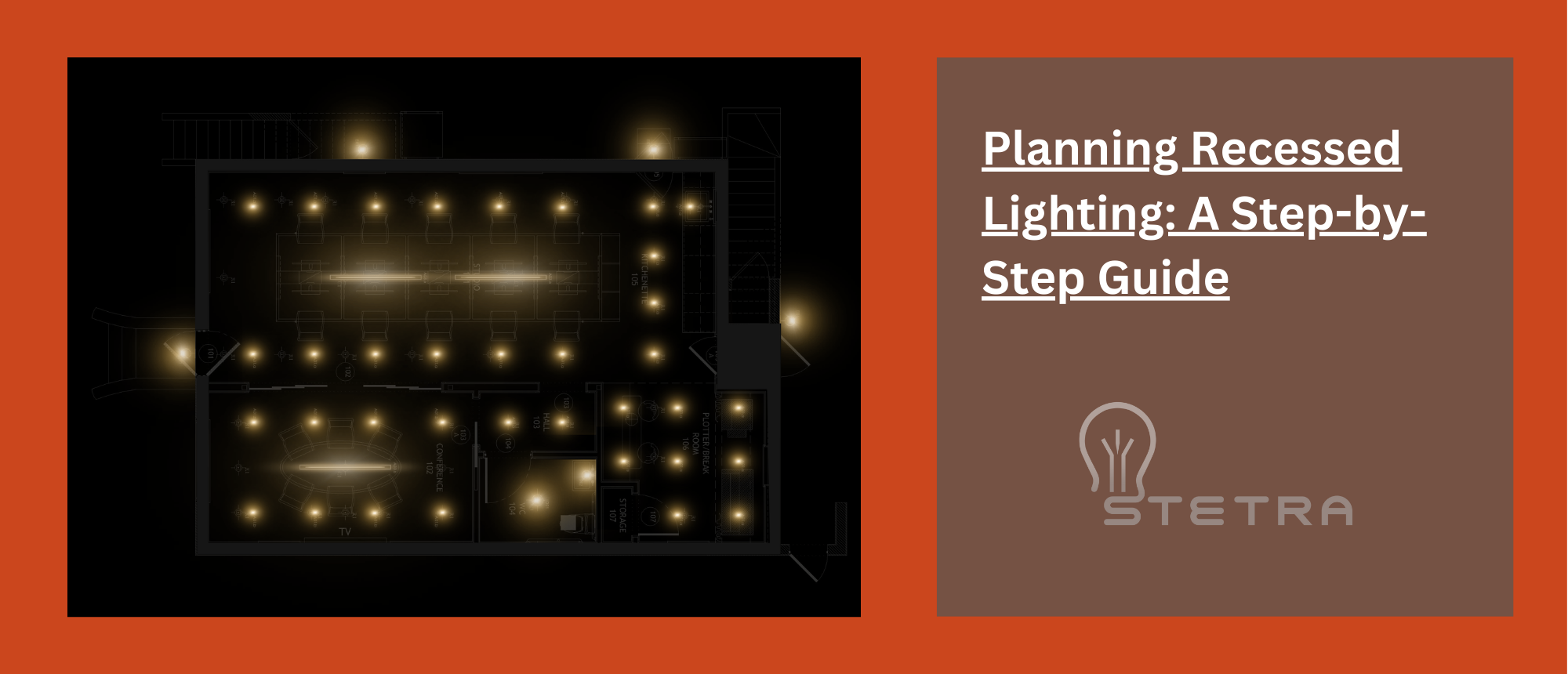 Planning Recessed Lighting: Spacing, Beam Angles & Layout - Stetra Lighting