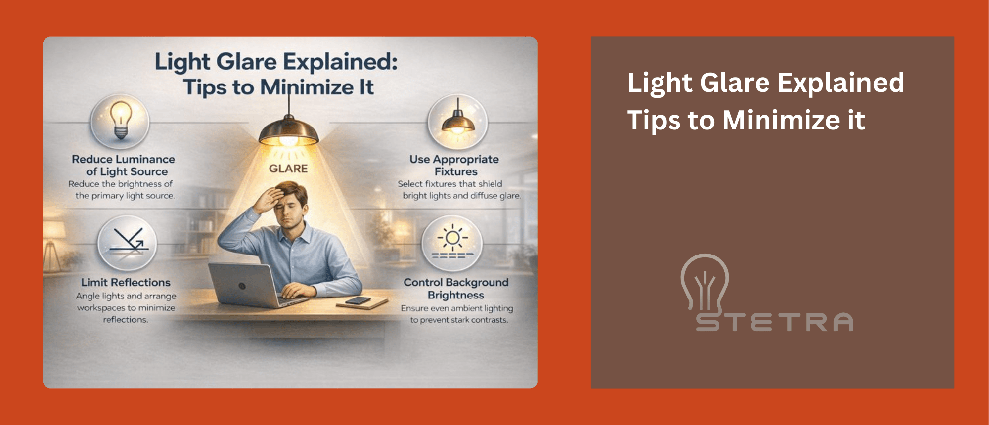 Light Glare Explained: Causes, Examples & How to Reduce It - Stetra Lighting
